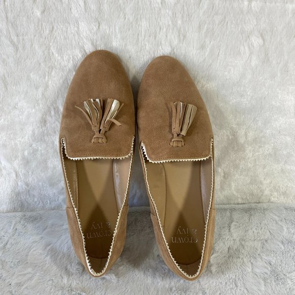 crown & ivy | Shoes | Crown Ivy Aria Leather Tassel Flats | Poshmark